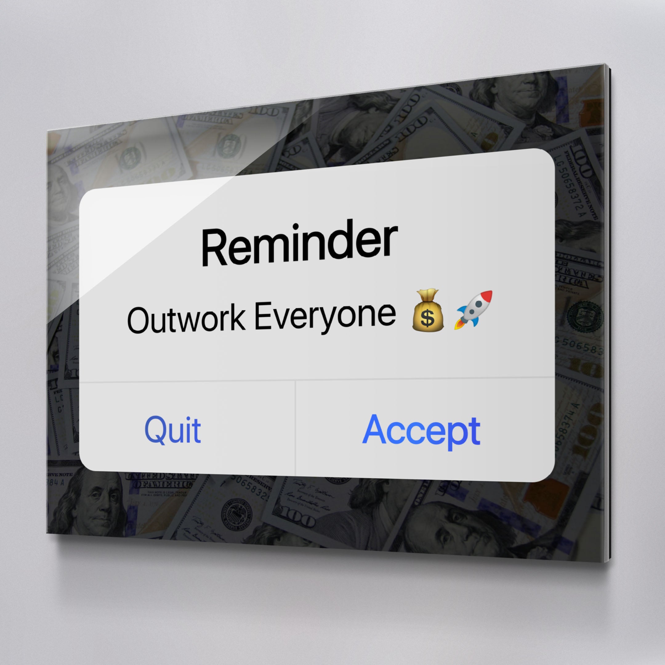Reminder: Outwork Everyone – Social Culture Art